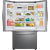 Samsung RF28T5021SR 36 Inch 3-Door French Door Refrigerator with 28.2 ...