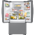 Samsung RF32CG5900SR 36 Inch Smart 3-Door French Door Refrigerator with ...