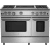 BlueStar RNB484CBV2NG 48 Inch Freestanding Gas Range with 4 Open ...
