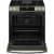 GE GGS600AVES 30 Inch Slide-In Gas Smart Range with 5 Sealed Burners, 5 ...