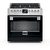Fulgor Milano F6PDF366S1 36 Inch Freestanding Dual Fuel Range with Four ...