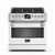 Fulgor Milano F6PDF366S1 36 Inch Freestanding Dual Fuel Range with Four ...