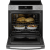 GE GRS500PVSS 30 Inch Slide-In Electric Range with 5 Smoothtop Elements ...