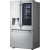 LG SRFVC2416S 36 Inch Counter-Depth French Door Smart Refrigerator with ...