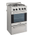 Unique Appliances UGP20VPC1SS 20 Inch Freestanding Gas Range with 4 ...
