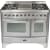 Ilve UMD1006DMPIX 40 Inch Freestanding Dual-Fuel Range with 6 Sealed ...