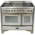 Ilve UMD1006DMPIY 40 Inch Freestanding Dual-Fuel Range with 6 Sealed ...