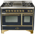 Ilve UMD1006DMPN 40 Inch Freestanding Dual-Fuel Range with 6 Sealed ...