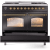 Ilve UPD40FNMPBKG 40 Inch Freestanding Dual Fuel Range with 6 Sealed ...