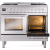 Ilve UPD40FWMPSSLP 40 Inch Freestanding Dual Fuel Range with 6 Sealed ...