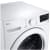 LG WM3470CW 27 Inch Front Load Washer with 5.0 Cu. Ft. Capacity, 8 Wash ...
