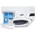 LG WM3470CW 27 Inch Front Load Washer with 5.0 Cu. Ft. Capacity, 8 Wash ...