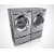 LG DLEX3370V 27 Inch Electric Dryer with TrueSteam™, SmartDiagnosis ...