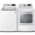 LG WT7305CW 27 Inch Top Load Smart Washer with 4.8 Cu. Ft. Capacity, 4 ...