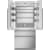 Monogram ZIP364NBVII 36 Inch Panel Ready Built-In 4-Door French Door ...