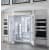Monogram ZISB480DNII 48 Inch Counter Depth Built-In Side by Side Smart ...
