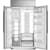 Monogram ZISS480NNSS 48 Inch Smart Counter Depth Built-In Side by Side ...