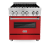 ZLINE RARM30 30 Inch Freestanding Professional Dual Fuel Range with 4 ...