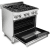 ZLINE RA30 30 Inch Freestanding Professional Dual Fuel Range with 4 ...