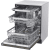 LG LDP6810BD 24 Inch Fully Integrated Smart Dishwasher with 15 Place ...
