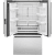Monogram ZWE23ESNSS 36 Inch Freestanding Counter-Depth French Door ...