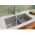 Blanco 441310 33 Inch Undermount Double Bowl Granite Sink with 10 Inch ...