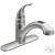 Moen 67315C Single Lever Pull-Out Faucet with 9-5/8 Inch Reach, 10-5/8 ...