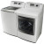 LG WT5001CW 27 Inch Top Load Washer with 4.5 cu. ft. Ultra Capacity, 12 ...