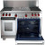 Wolf DF484CG 48 Inch Pro-Style Dual-Fuel Range with 4 Dual-Stacked ...