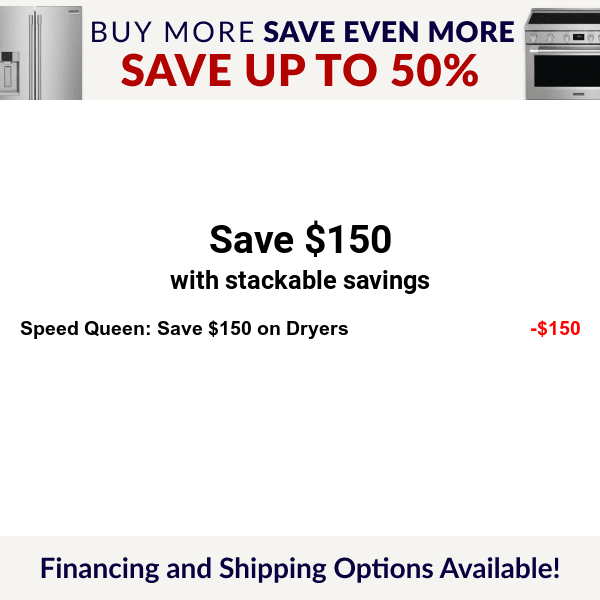 Speed Queen SPWADREBN5003 Side-by-Side Washer & Dryer Set with Top Load ...