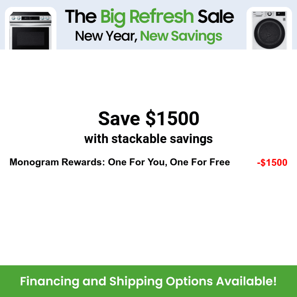 Monogram ZIS480NNII 48 Inch Counter Depth Built-In Side by Side Smart ...
