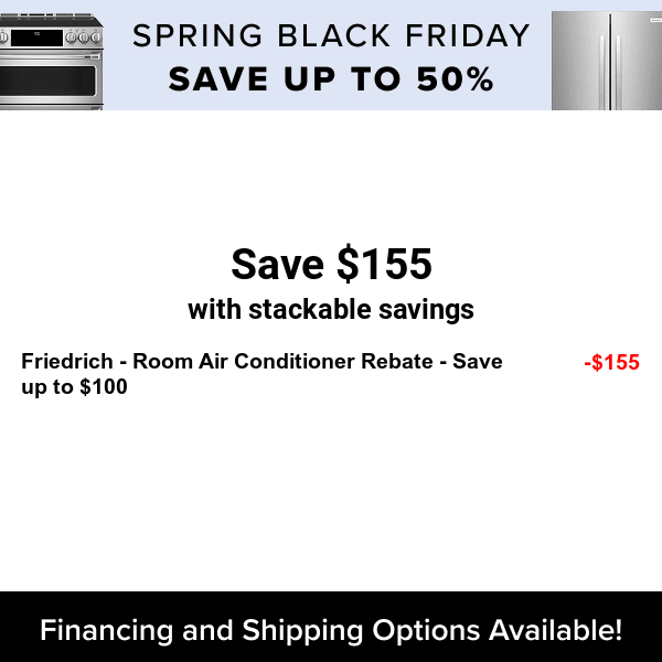 Friedrich CEW24B33B 24,000 BTU Window Air Conditioner with 10,600 BTU ...