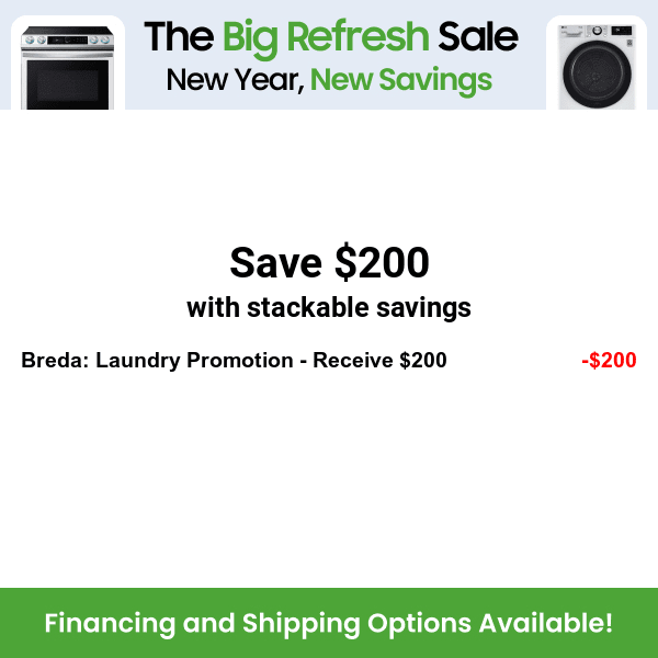 Breda BRWADREWM814001 Stacked Washer & Dryer Set with Front Load Washer ...