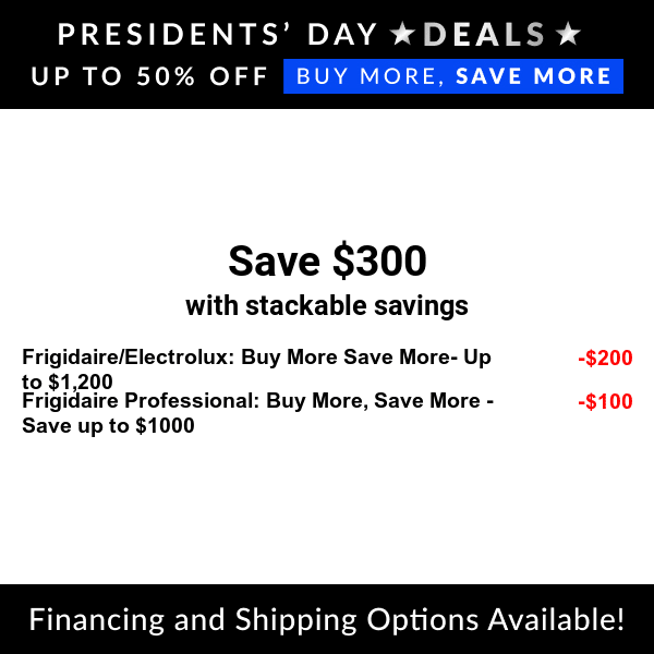 Frigidaire FRREFR19222 Side-by-Side Column Refrigerator & Freezer Set ...