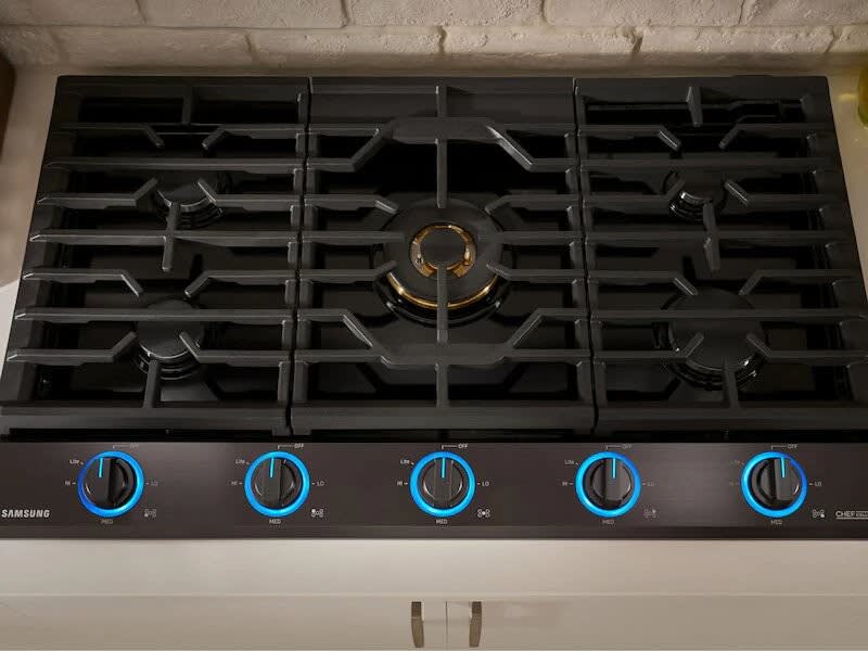 Samsung NA30N9755TM 30 Inch Smart Gas Cooktop with WiFi, Bluetooth, 22K ...