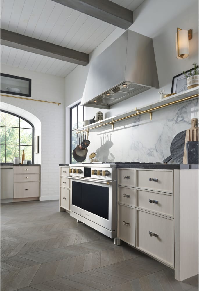 Monogram ZVC48STSS 48 Inch Custom Wall Mounted Stainless Steel Hood