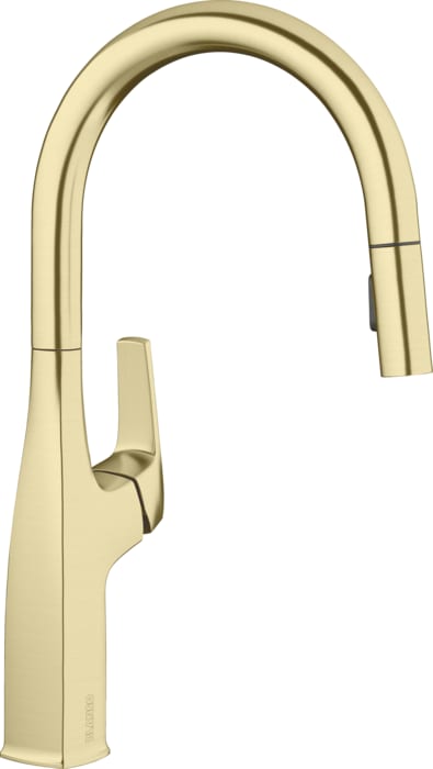 Blanco 442985 Rivana Single Handle Pull Down Kitchen Faucet with 1.5 ...