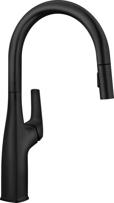 Blanco 443020 Rivana Single Handle Pull Down Kitchen Faucet with 1.5 ...