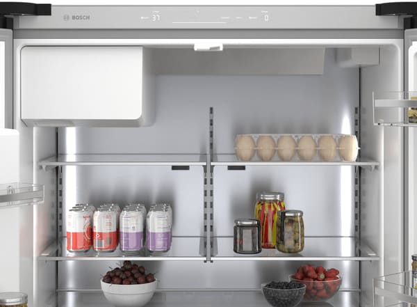 Bosch B36CD50SNB 36 Inch Freestanding French Door Smart Refrigerator ...