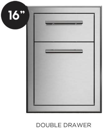 XO XOG16DRAWER 16 Inch Pro-Grade Luxury Double Drawer with Convenient ...