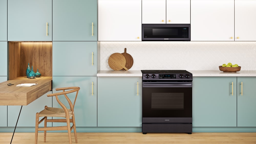 Samsung NE63B8611SG 30 Inch Slide-In Induction Smart Range with 4 ...