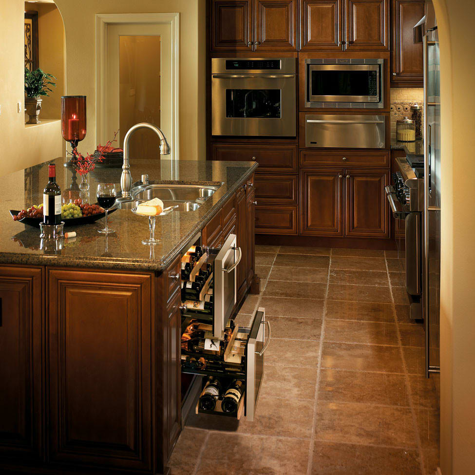 U-Line 2275DWRWS00 24 Inch Built-in Wine Storage Drawers with 43 Bottle ...