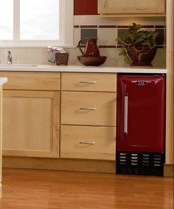 AGA ACIM15BLK 15 Inch Built-In Ice Maker with 35 lbs. Storage Capacity ...