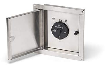 Fire Magic 552013T Stainless Steel Gas Connection Box with 3 Hour Timer ...