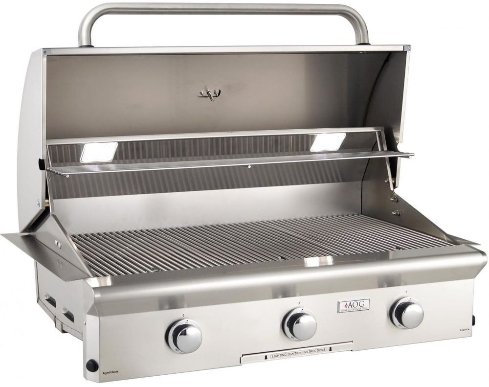 American Outdoor Grill 36NBL00SP 36 Inch Built-in Gas Grill with 648 sq ...