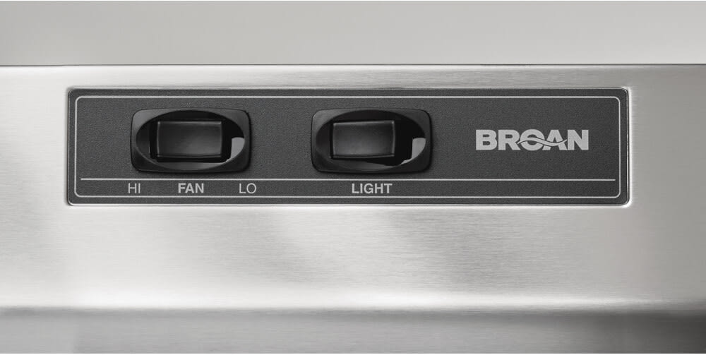 Broan 403604 36 Inch Under Cabinet Range Hood with 2-Speed/160 CFM ...