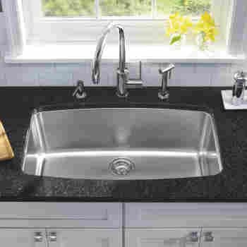 Blanco 440104 32 Inch Undermount Single Bowl Stainless Steel Sink with ...