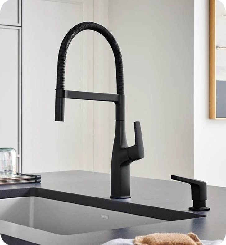 Blanco 443019 Rivana Semi Pro Single Handle Pull Down Kitchen Faucet ...