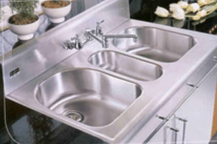 Elkay 4826EGTBNB3 48 Inch Flushmount Triple Bowl Stainless Steel ...