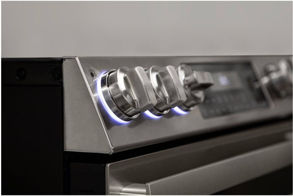 Sharp SSR3065JS 30 Inch Slide-In Electric Range with 5 Radiant Burners ...